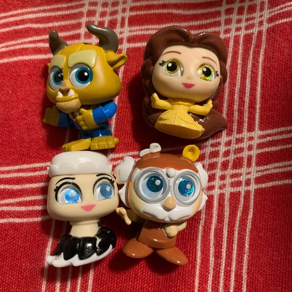 Toys | Disney Doorable Series 7 Beauty And The Beast Set Of 4 | Poshmark